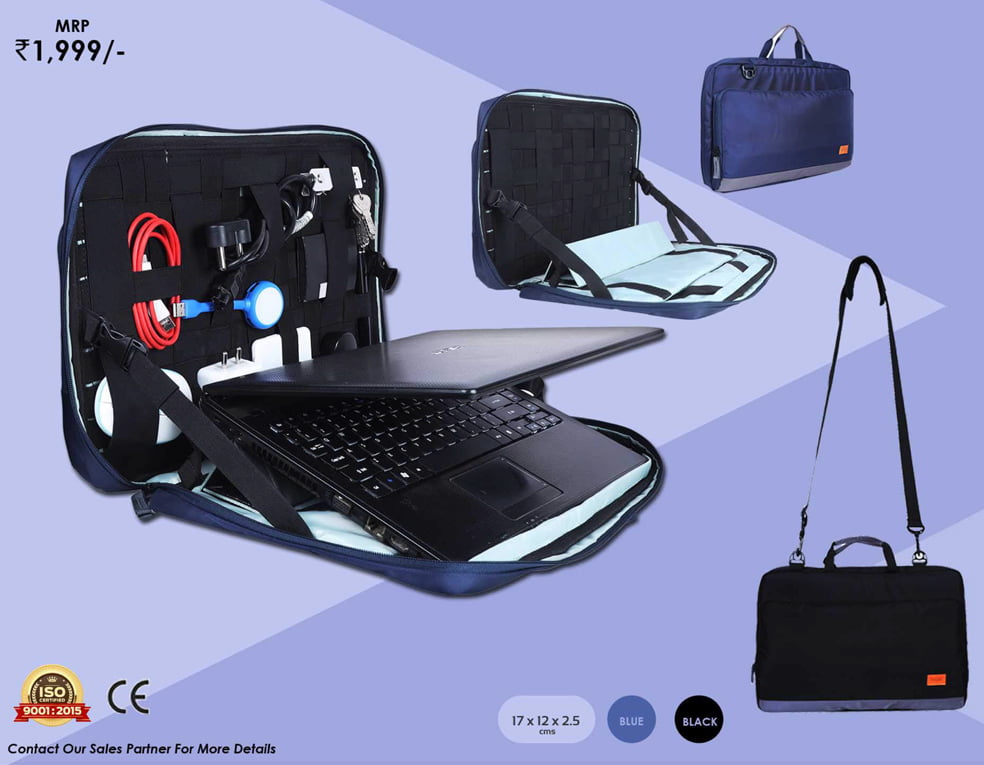 Fuzo CUBICLE Laptop Bag with Laptop Stand | Smart Branding Solutions