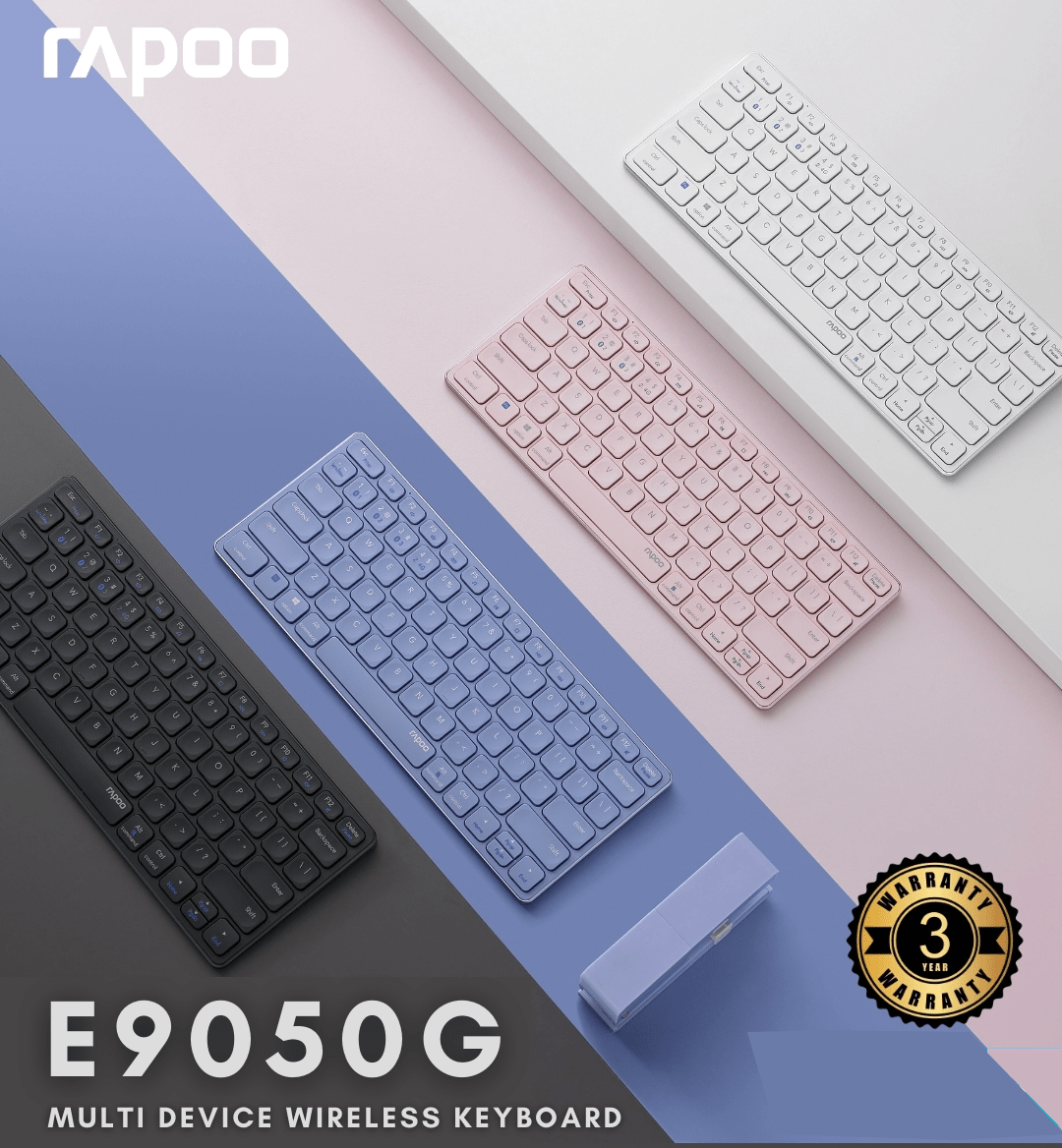 RAPOO-E9050G Wireless Keyboard | Smart Branding Solutions