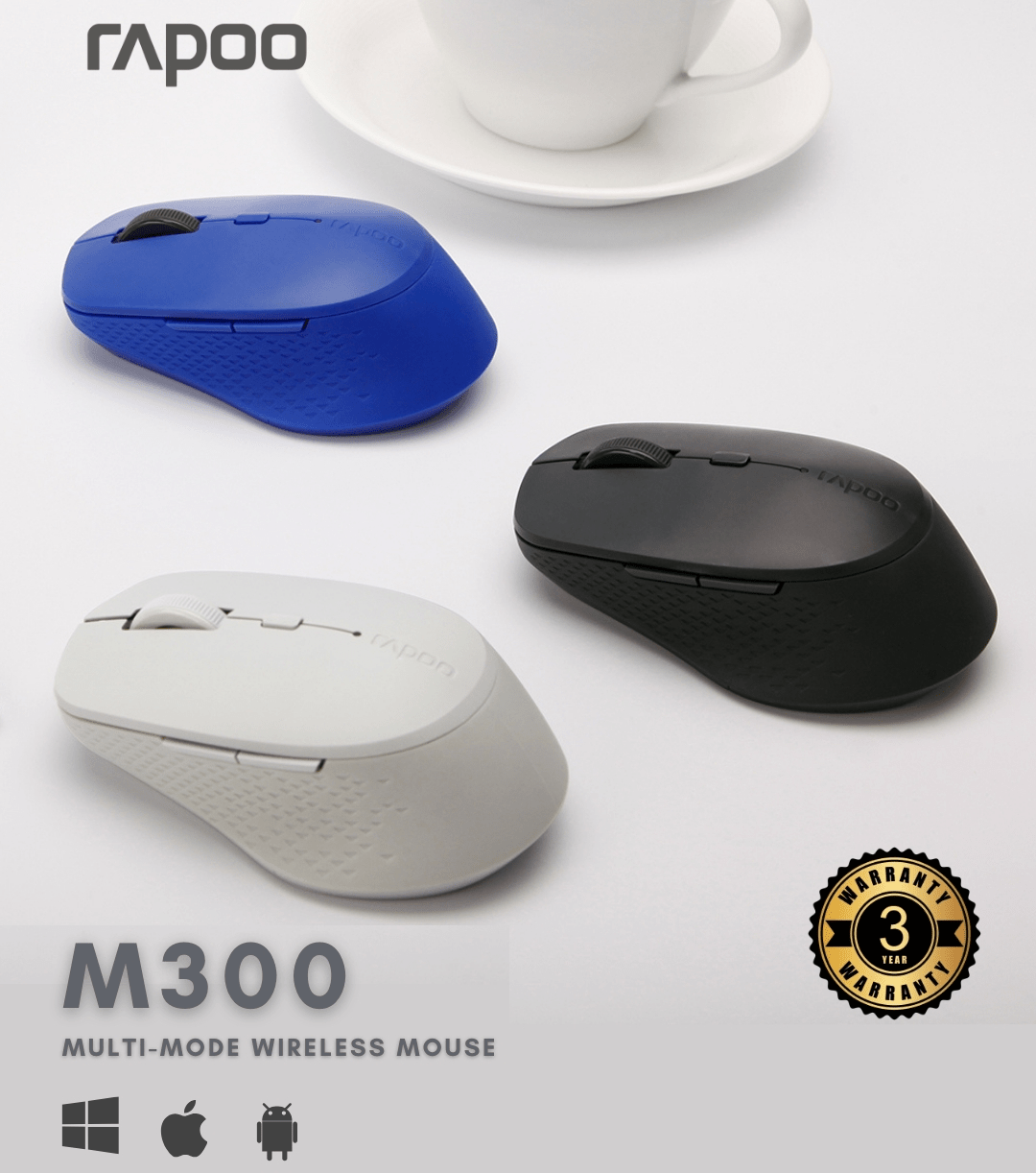 RAPOO-M300 Wireless Mouse | Smart Branding Solutions
